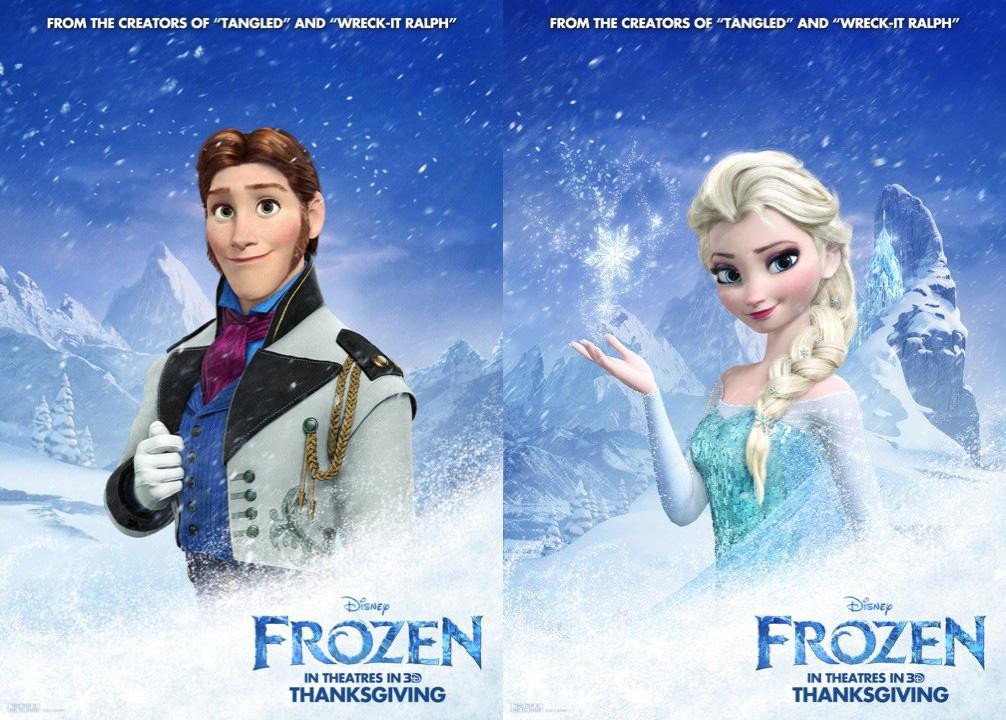 Les personnages de Frozen s'affichent pour Disney - CinéSérie